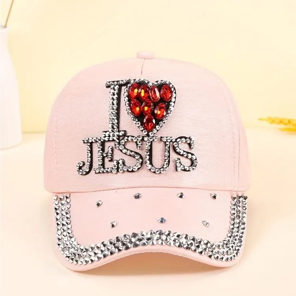 Caps International | Accessories | I Love Jesus Ball Cap Adjustable ...